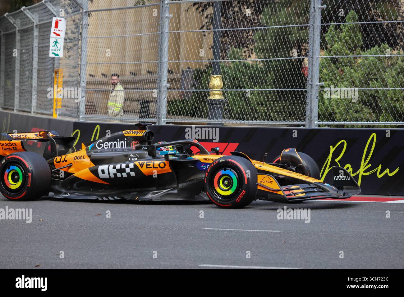 Azerbaijan GP F1 2025 on September 19 2025 at Baku, Azerbaijan - Formula 1 during Free Practice ...