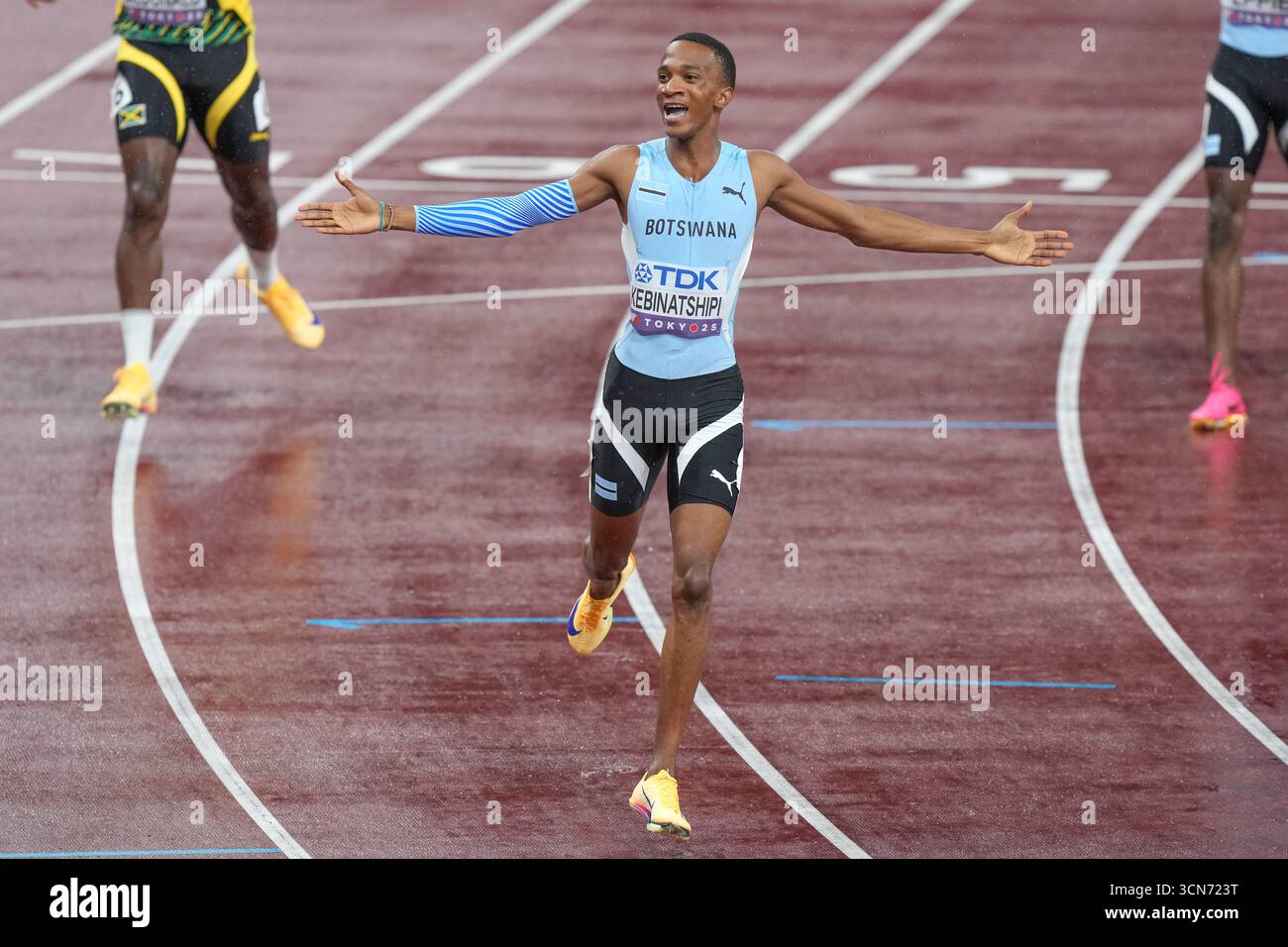 Busang Kebinatshipi (Botswana). 400m gold medal. World Athletics ...