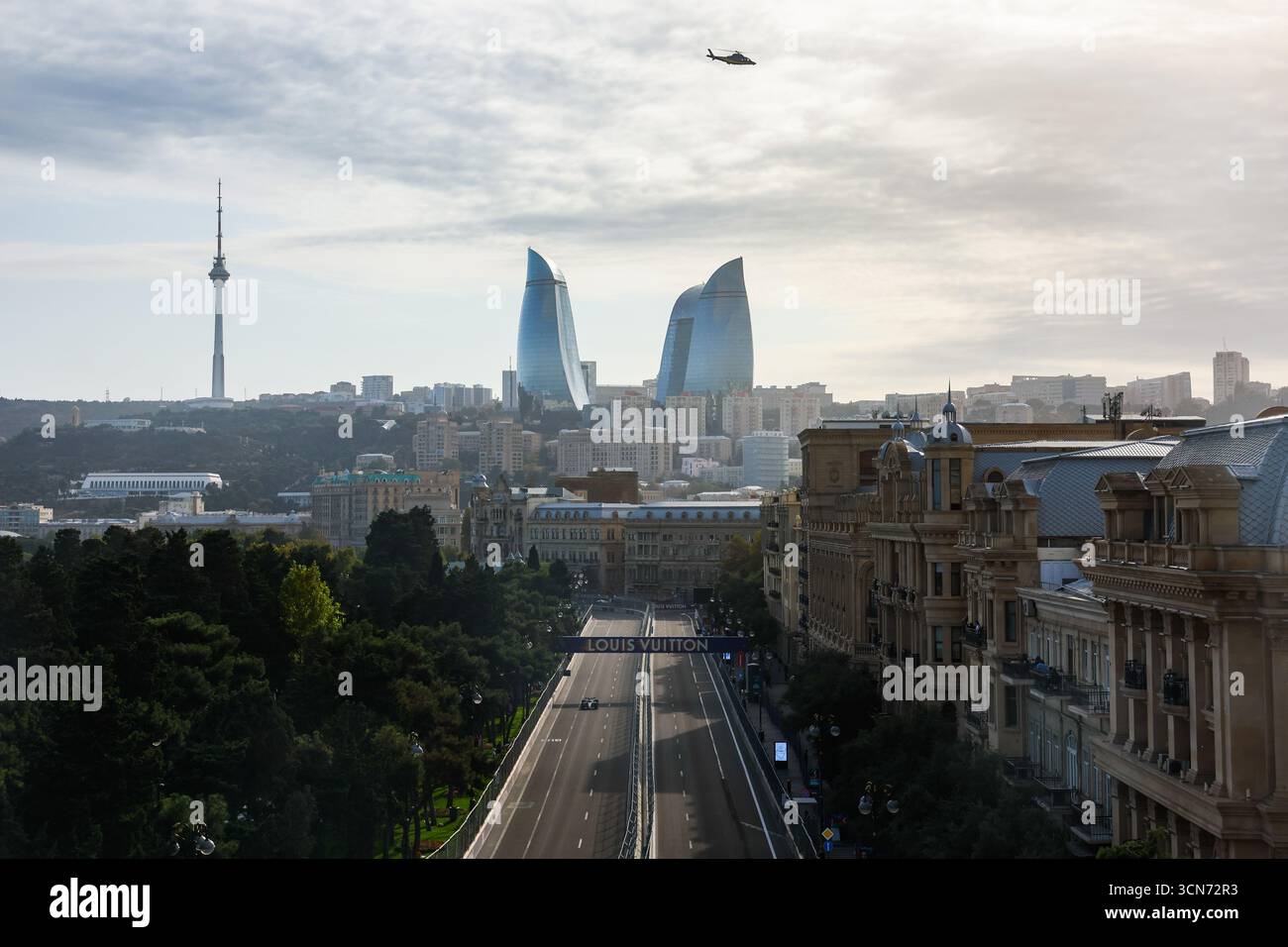 illustration, city, skyline, buildings during the 2025 Formula 1 Qatar ...