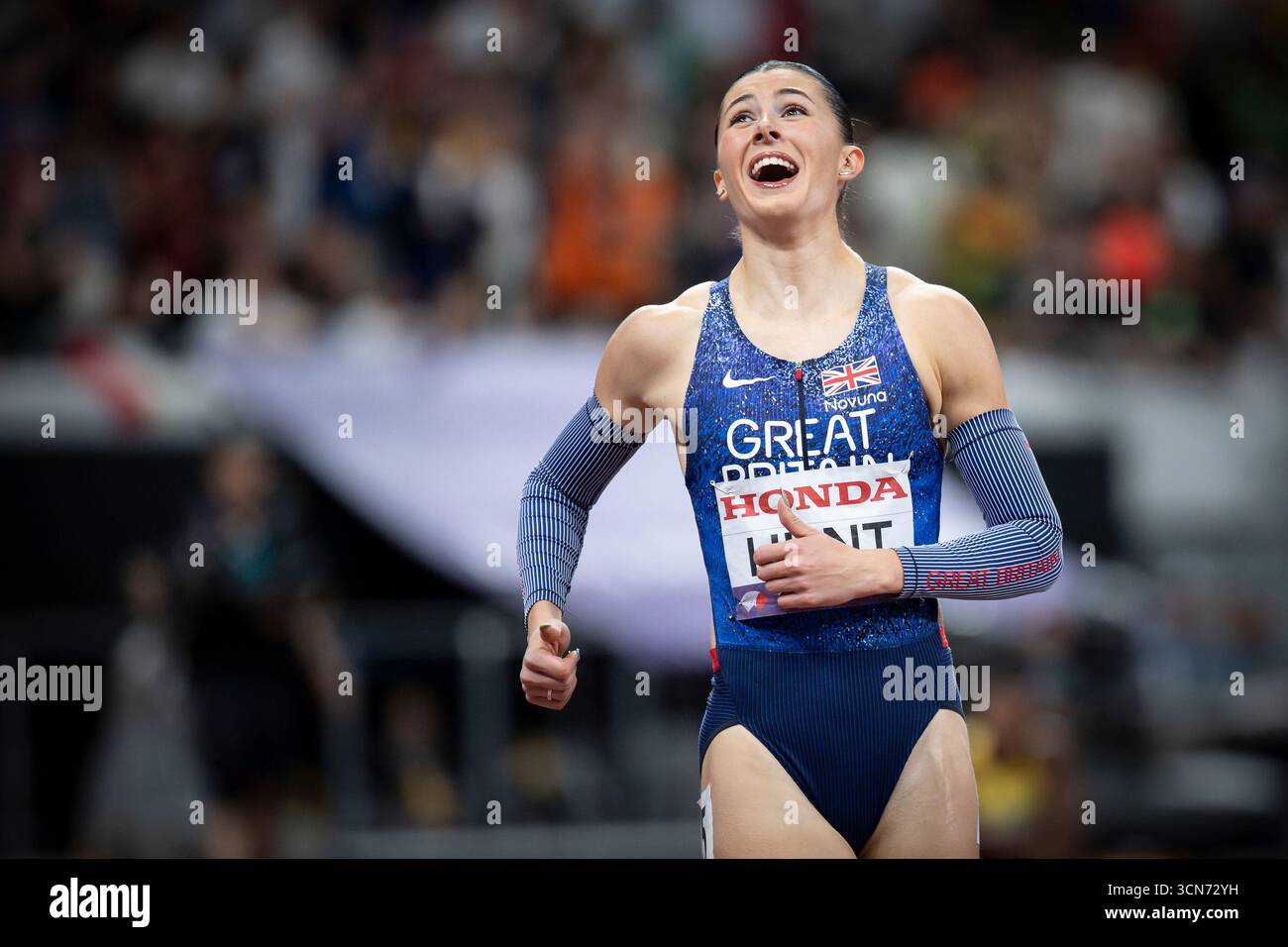 Amy Hunt (GBR) gewinnt Silber ?ber die 200m an Tag 7 der World ...