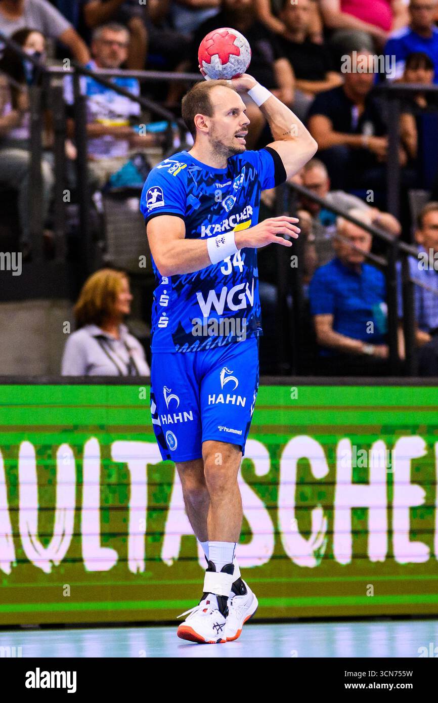 18 September 2025, Baden-Württemberg, Stuttgart: Handball: 1st ...