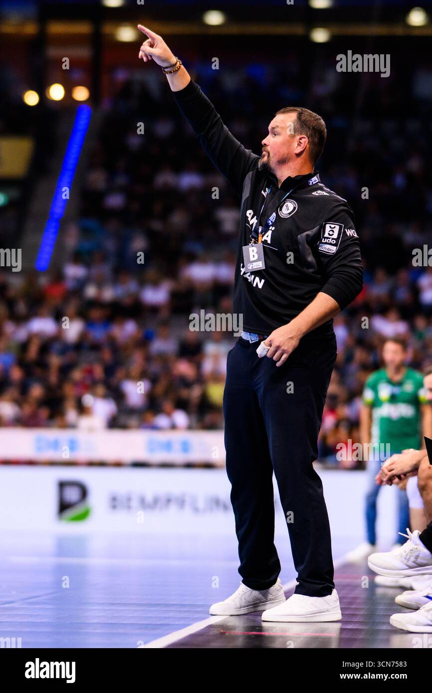 18 September 2025, Baden-Württemberg, Stuttgart: Handball: 1st ...