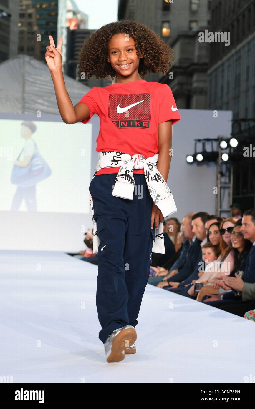 Sienna Princess Wilson on the runway for Macy s Rookie In The City ...