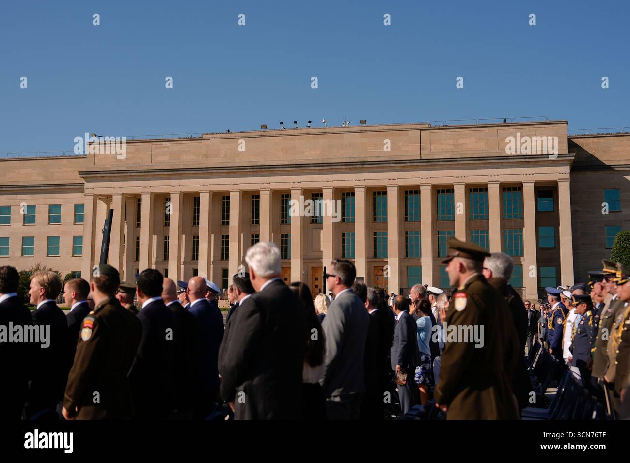 The Pentagon is seen during the POW/MIA National Recognition Day ...
