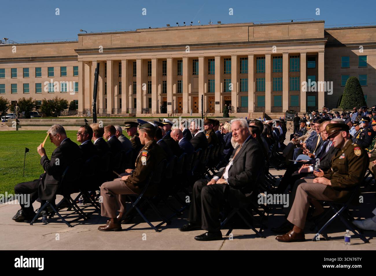 The Pentagon is seen during the POW/MIA National Recognition Day ...