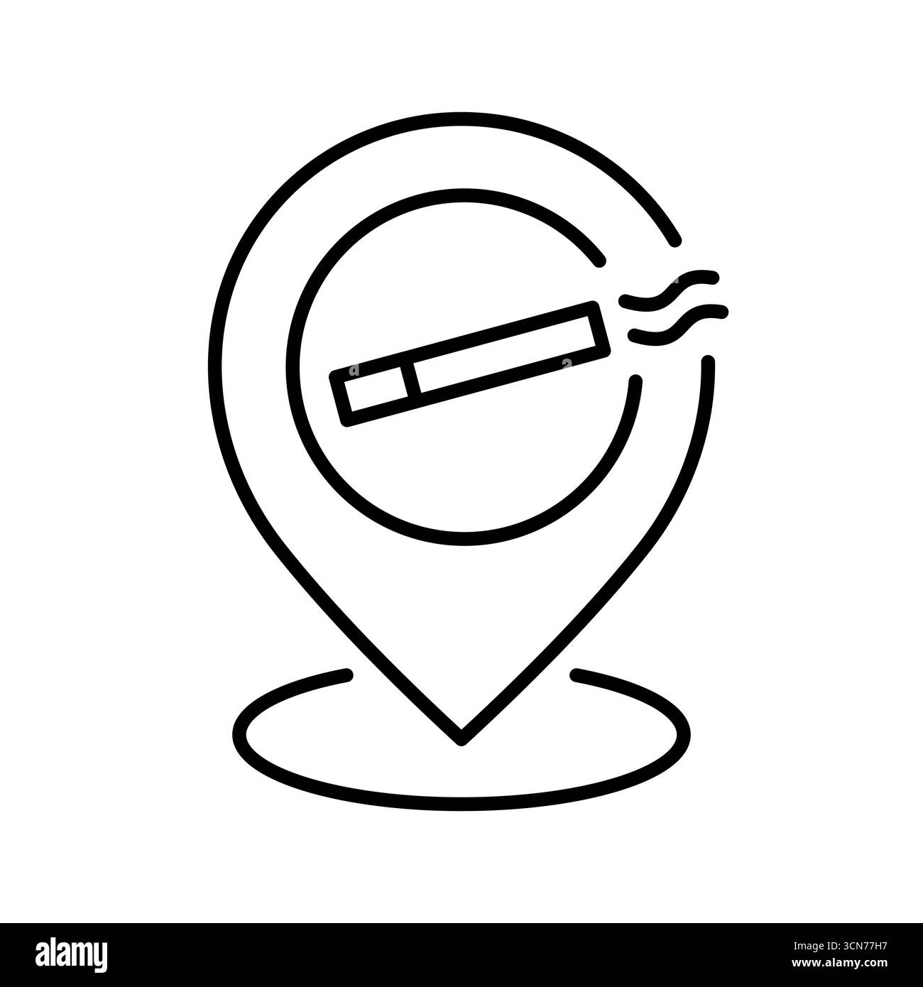 Smoking point Stock Vector Images - Alamy