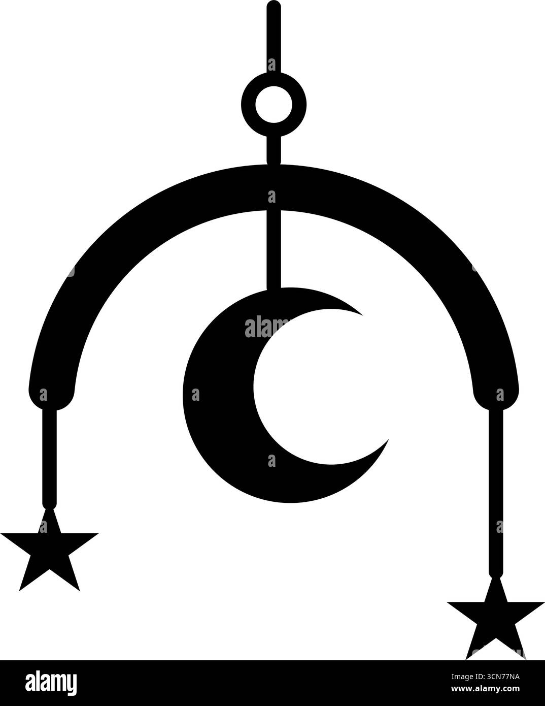 Hanging stars baby Stock Vector Images - Alamy