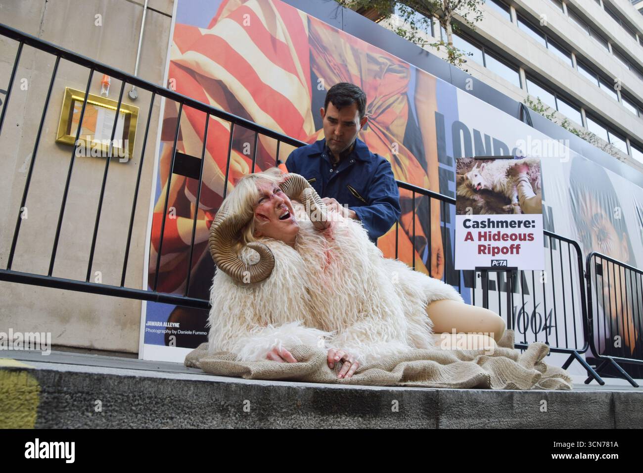 London, UK. 19th September 2025. PETA founder and president Ingrid ...