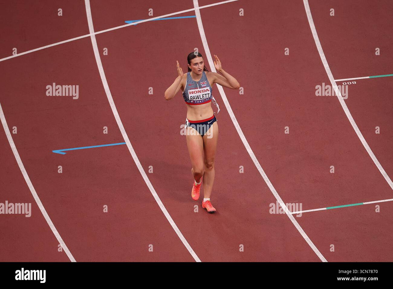 Abigail PAWLETT of Great Britain after finishing seventh in the 3rd ...