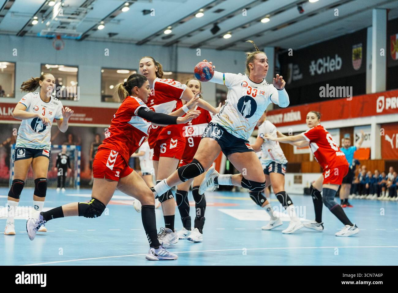 Cheb, Czech Republic 20250919. Norway's Thale Rushfeldt Deila during ...