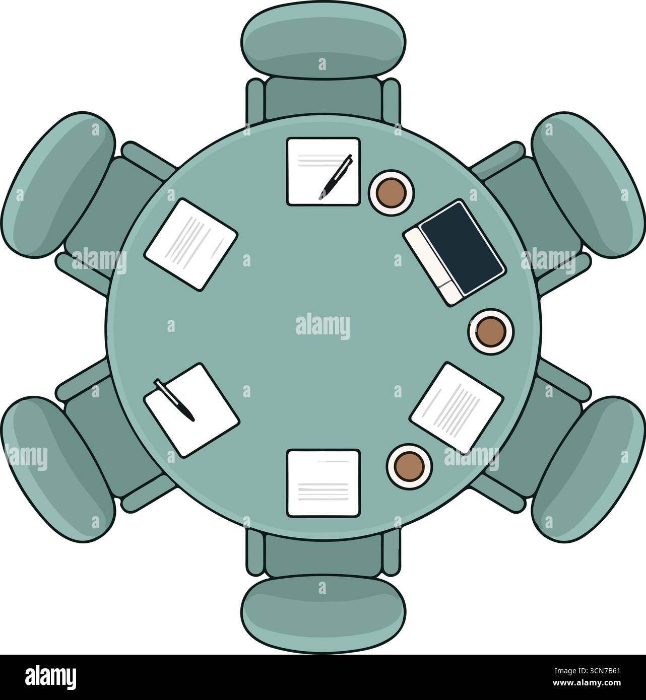 Professional business meeting team Stock Vector Images - Alamy