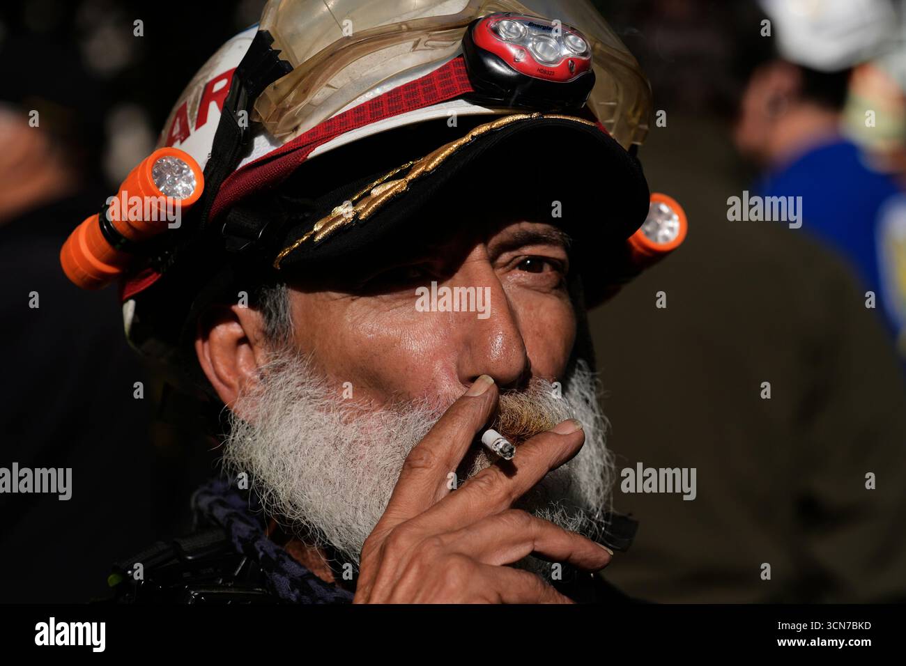 Carlos Cienfuegos, commander of the Topos volunteer rescue workers ...