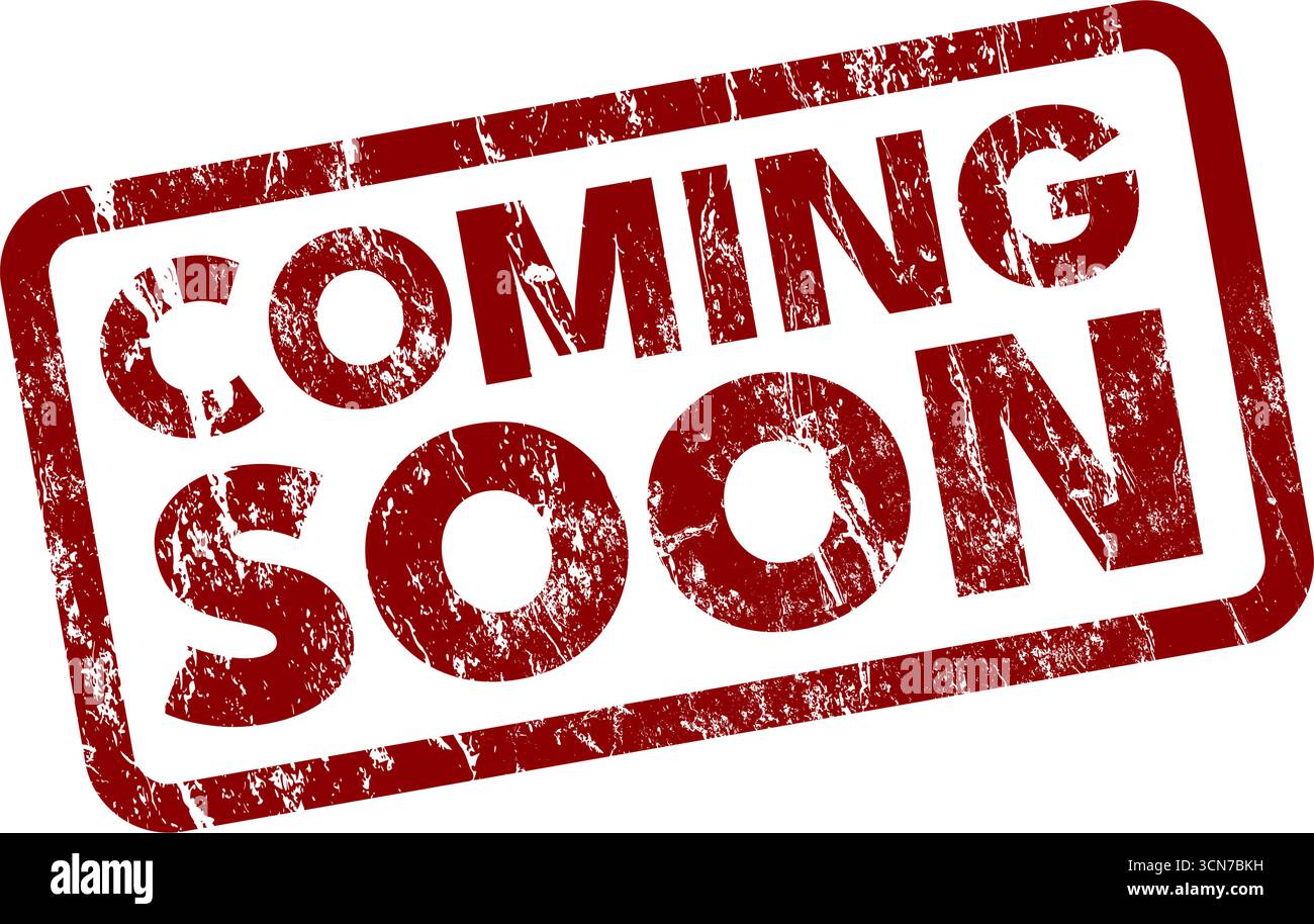 Coming soon grunge rubber stamp Stock Vector Image & Art - Alamy