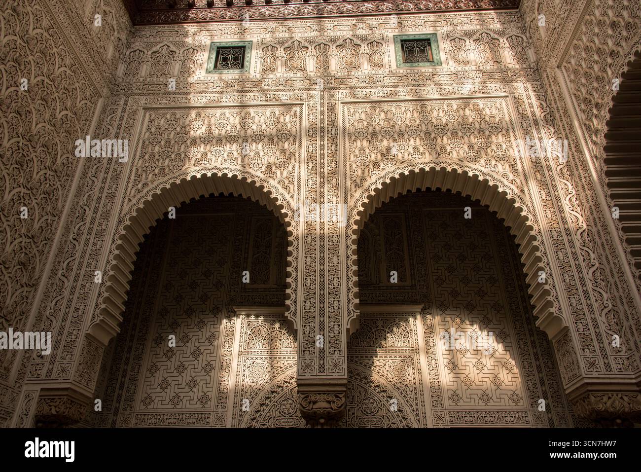 View of the Royal Palace of Casablanca, official residence of the ...