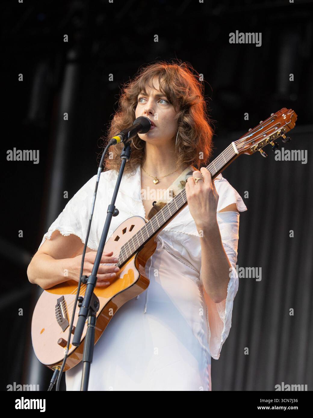 Musician Hannah Cohen at Breese Stevens Field on September 18, 2025, in ...