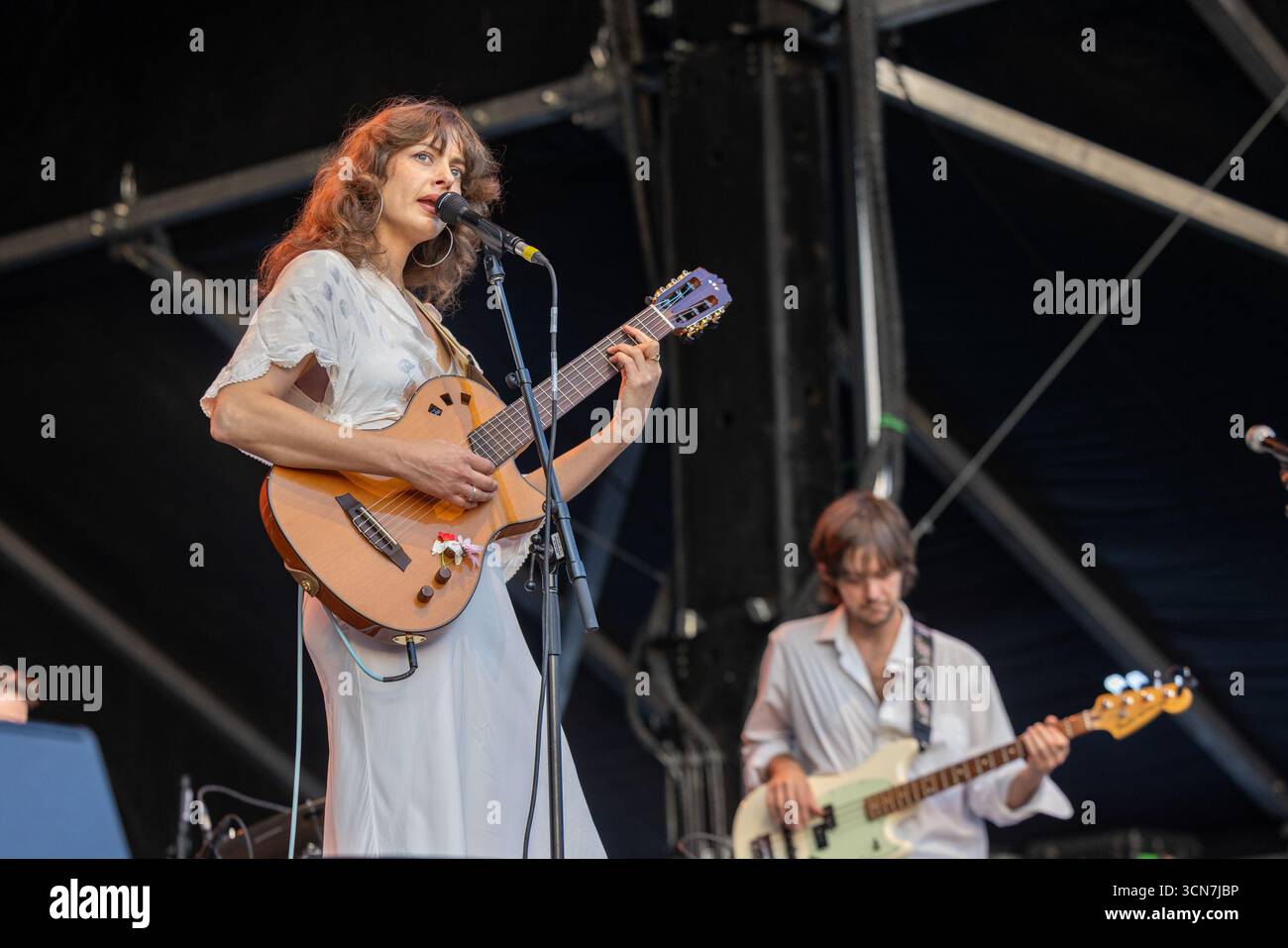 Musician Hannah Cohen at Breese Stevens Field on September 18, 2025, in ...
