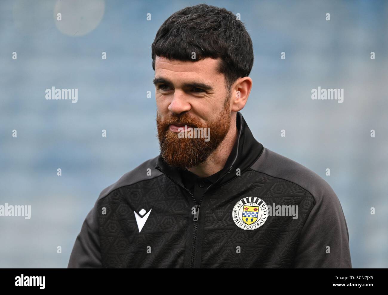 KILMARNOCK, SCOTLAND - SEPTEMBER 19: St Mirren's Liam Donnelly arrives ...