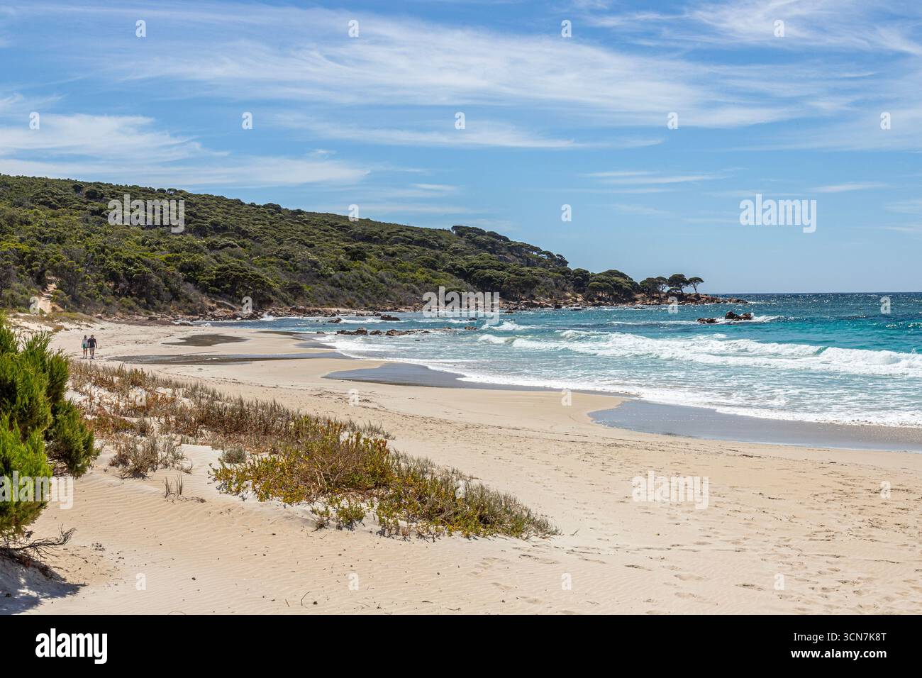 White sand beach at Bunker Bay near Naturaliste, Margaret River area ...