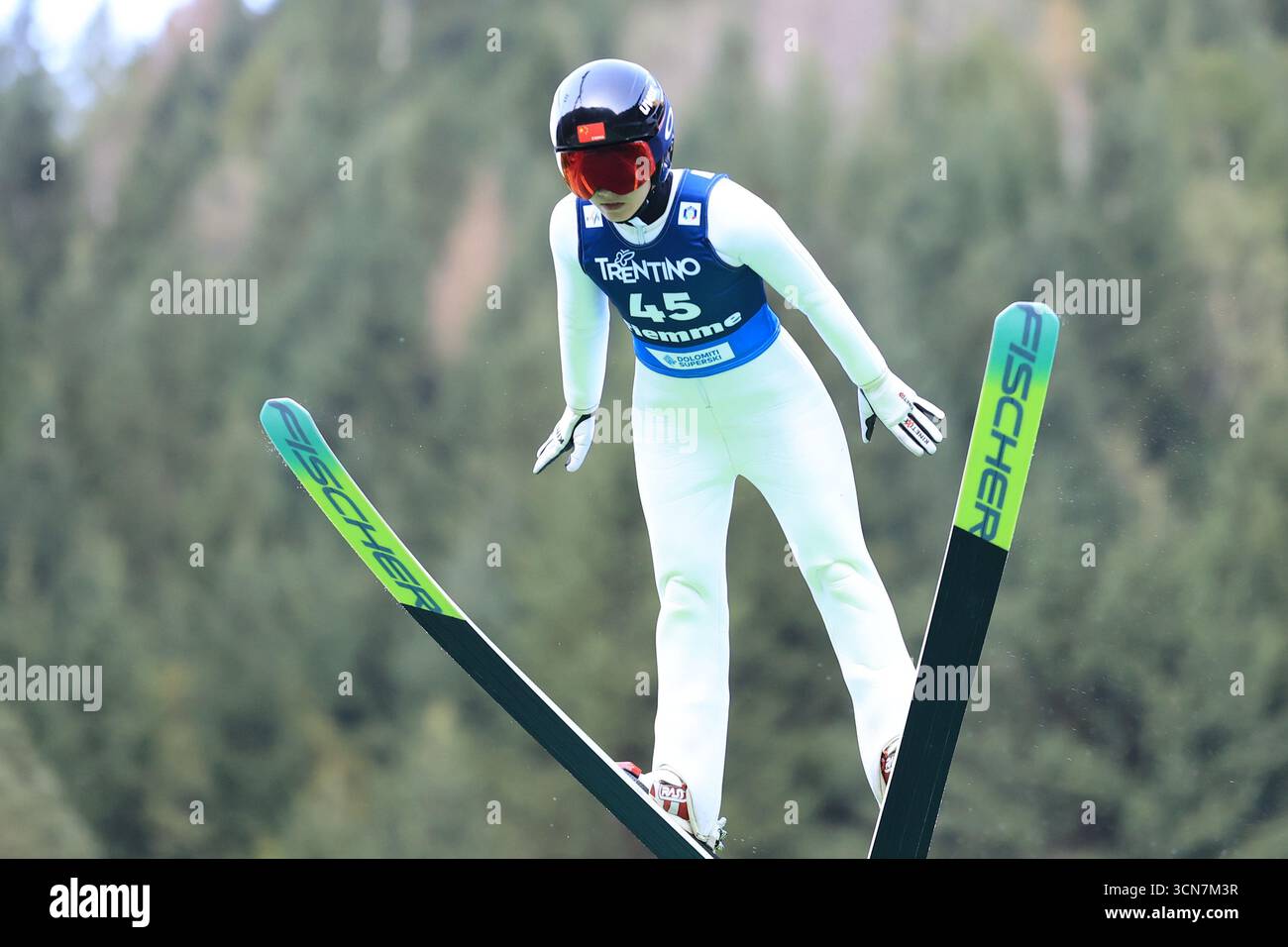 19th September 2025; Val di Fiemme, Italy; 2025 FIS Ski Jumping Summer Grand Prix ahead of the ...