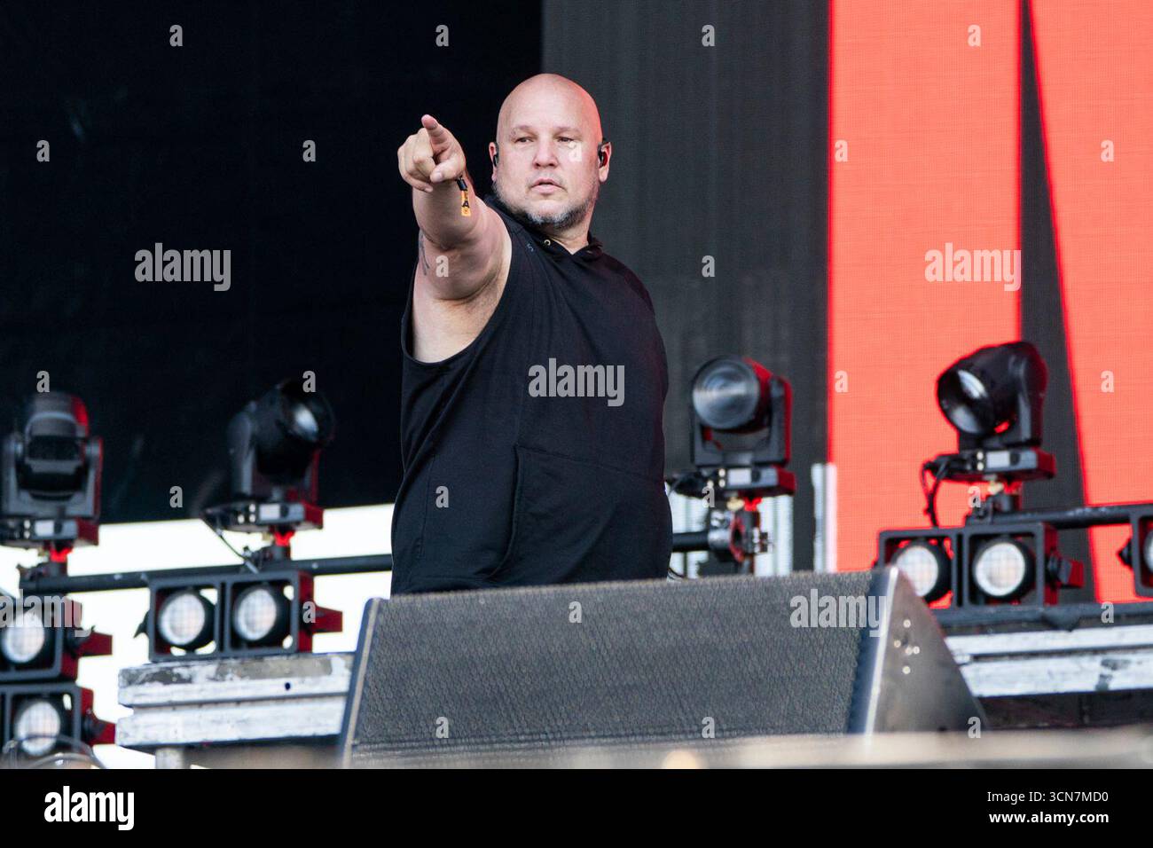 Robb Rivera of Nonpoint performs during the Louder Than Life music ...