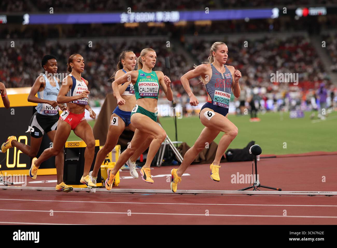 Keely HODGKINSON of Great Britain competes in the Women's 800 metres ...