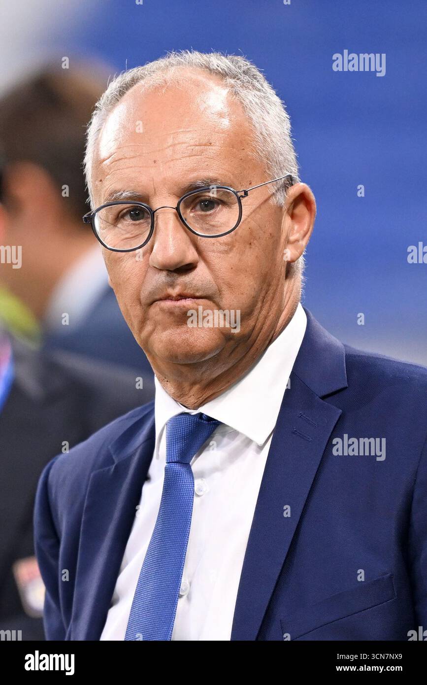 Said CHABANE (President Angers SCO) during the Ligue 1 McDonald's match ...