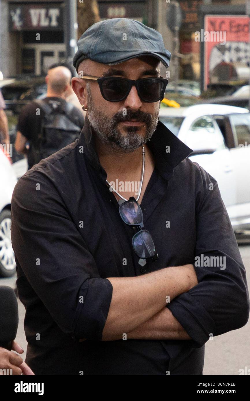 Nella foto il figlio Filippo Rebuzzini in arte Ottavio MaledusiMilano ...