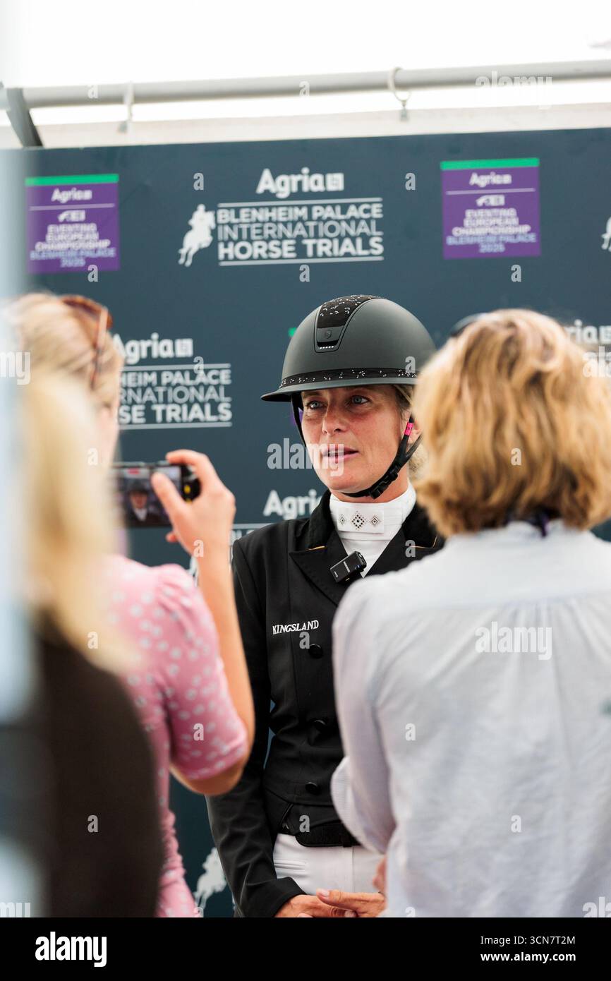 Lara De Liedekerke - Meier of Belgium being interviewed after the ...