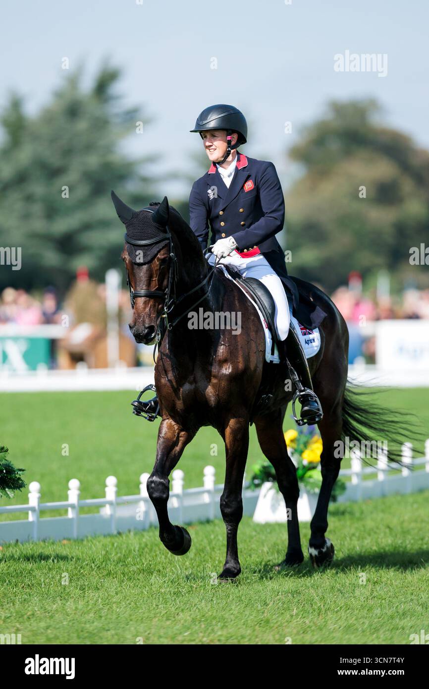 Tom Mcewen of Great Britain with Jl Dublin during the dressage at the ...
