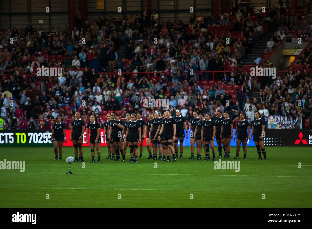 Bristol, UK, 19th September 2025 Canada face the Black Ferns cultural ...