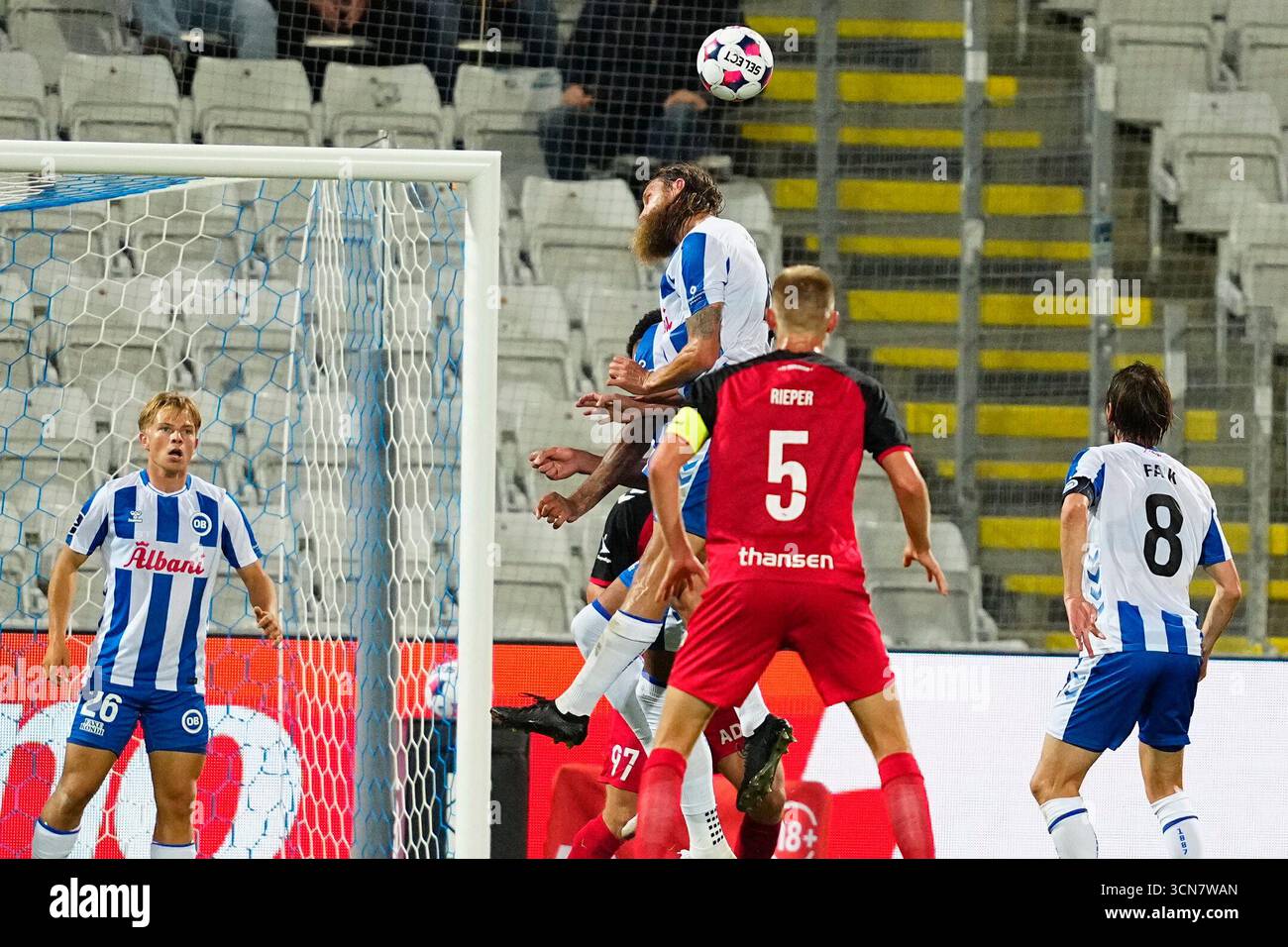 3F Superliga-kampen mellem OB og FC Fredericia paa Nature Energy Park i ...