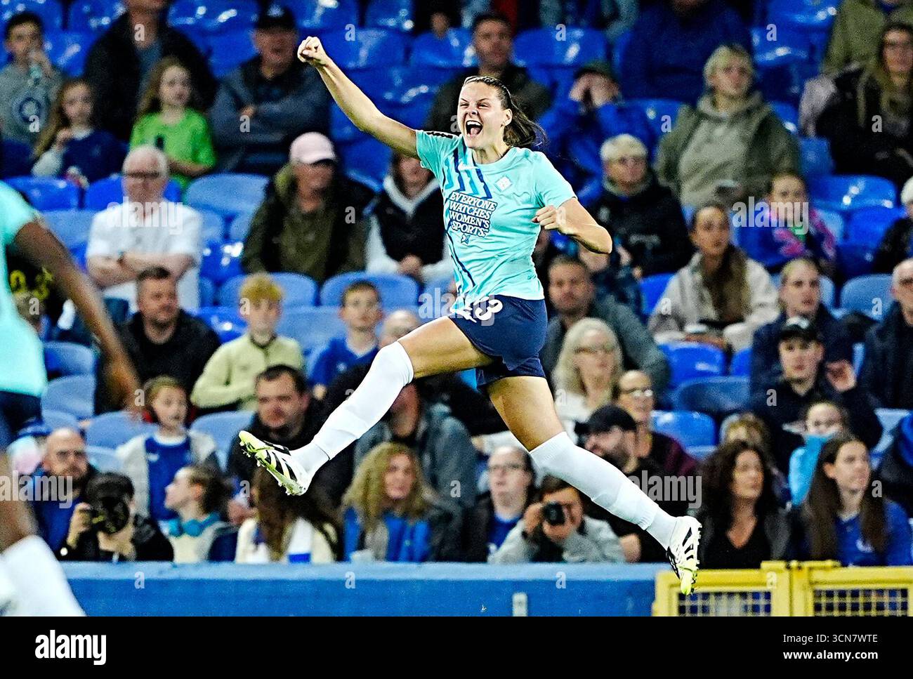 London City Lionesses' Isobel Goodwin celebrates scoring their side's ...