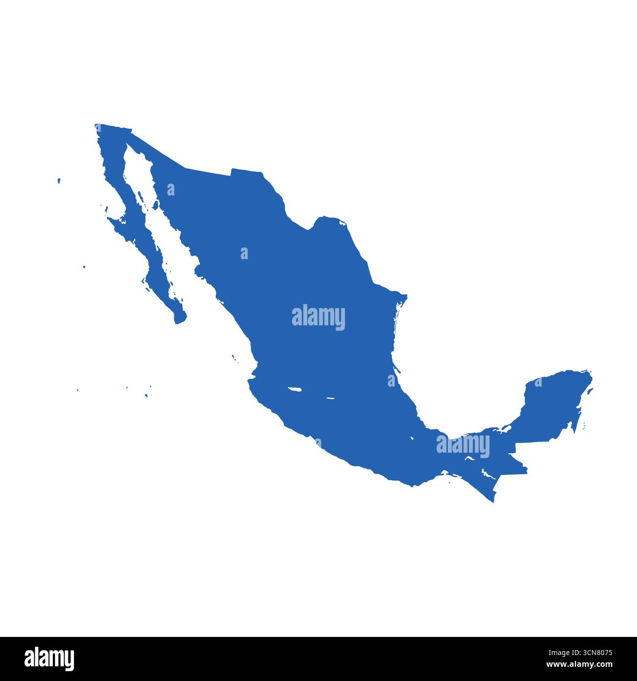 Map of Mexico, sign silhouette. World Map Globe. Vector Illustration ...