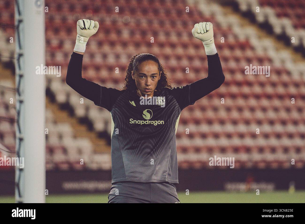 Phallon Tullis-Joyce celebrates after Manchester United Women vs SK ...