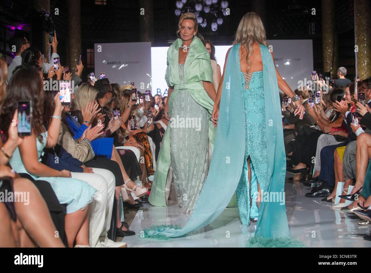 Lady Victoria Hervey on the catwalk at the Barrus '7 Hills, 7 Heals ...