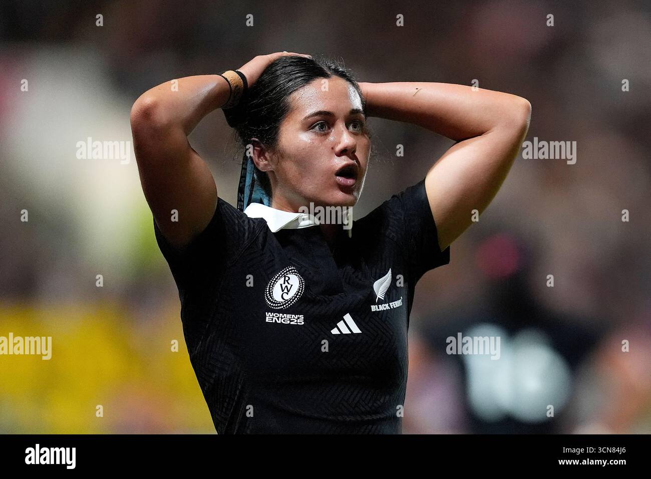 New Zealand's Maia Joseph reacts after losing the Women's Rugby World ...