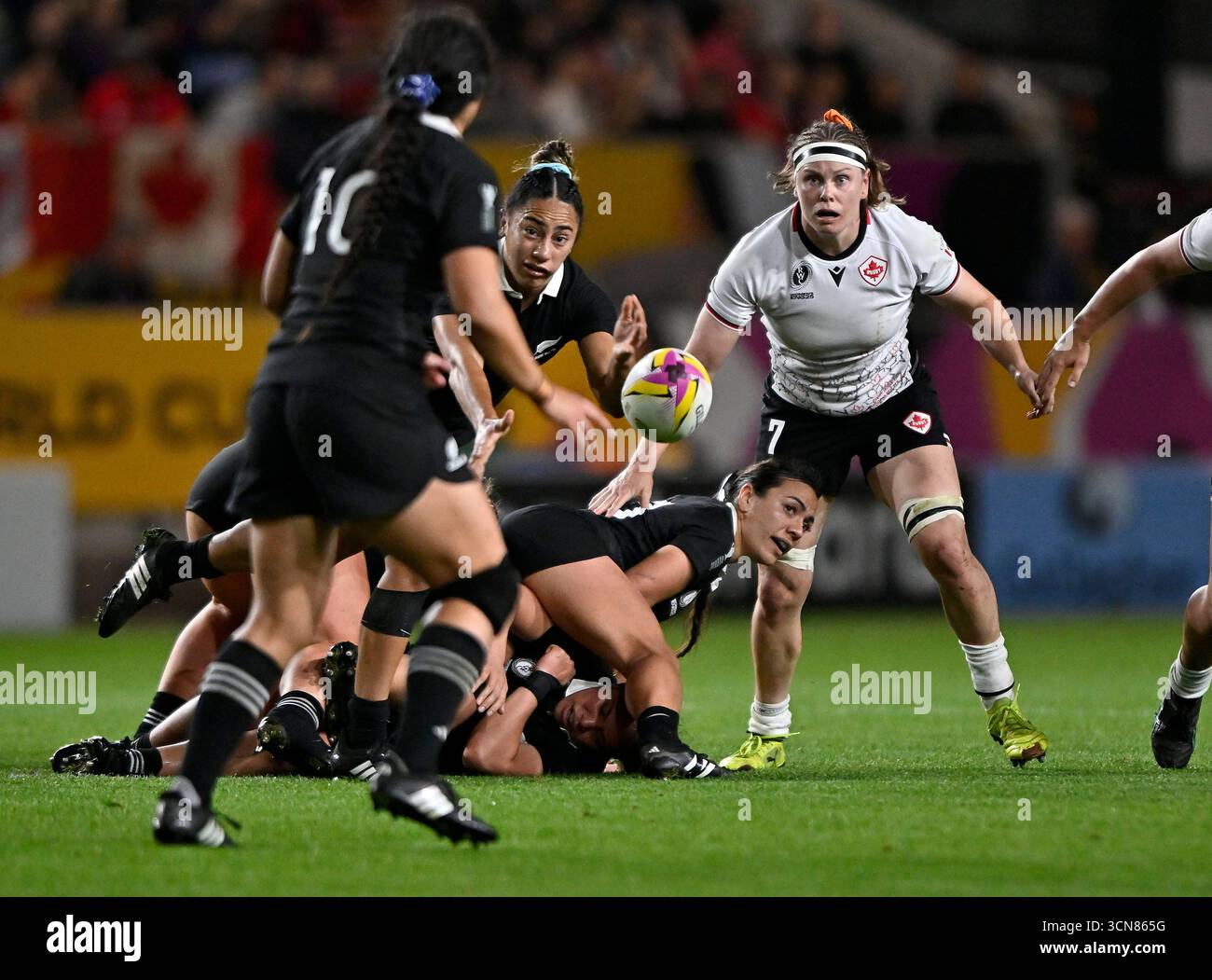 Bristol. United Kingdom. 19 September 2025. Womens Rugby World Cup 2025. New Zealand V Canada ...
