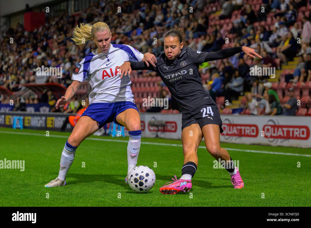 Iman Beney (24 Manchester City) on the ball during the Barclays Women's ...