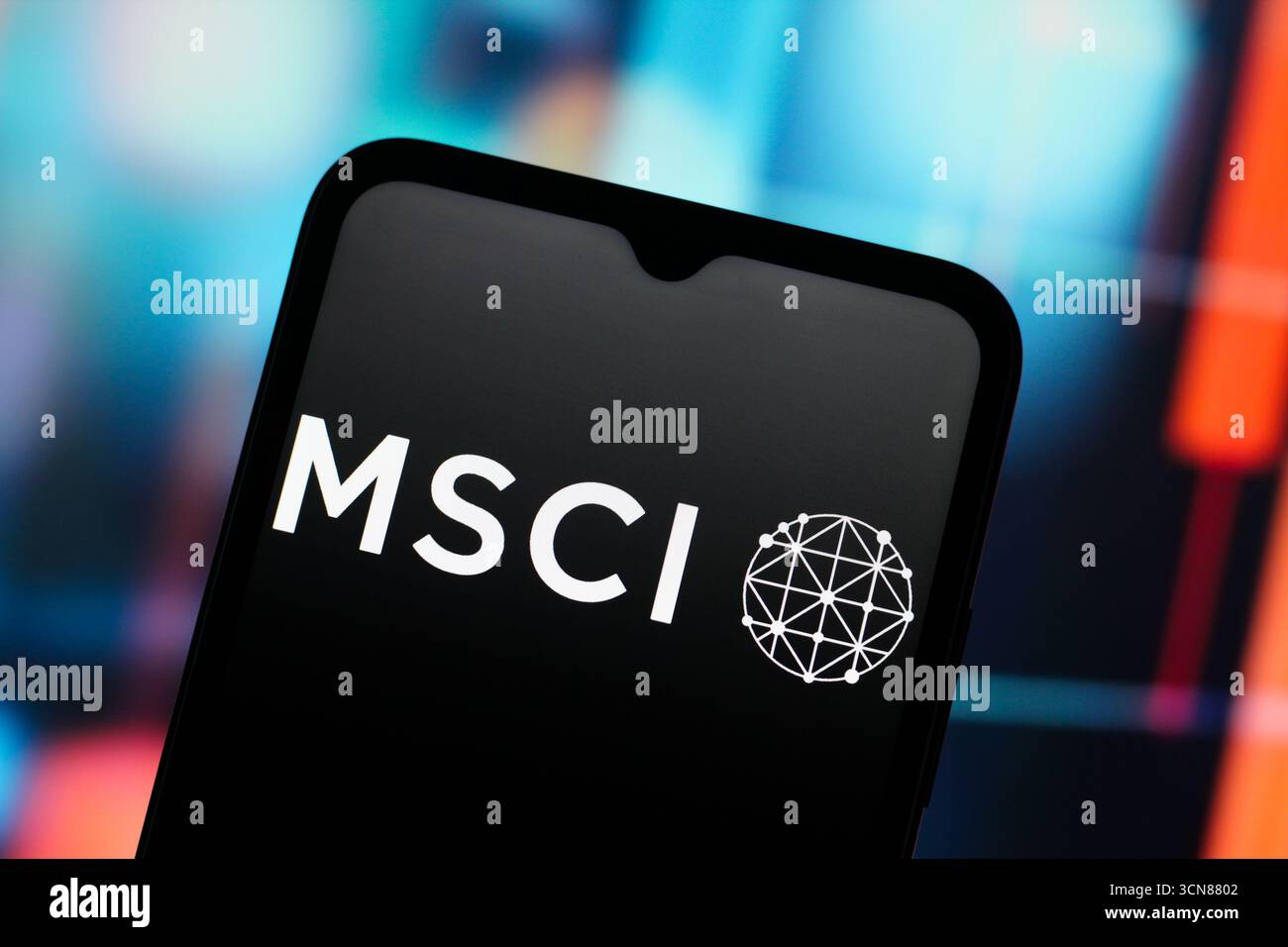 September 19, 2025, Canada: In this photo illustration, the MSCI logo is seen displayed on a ...
