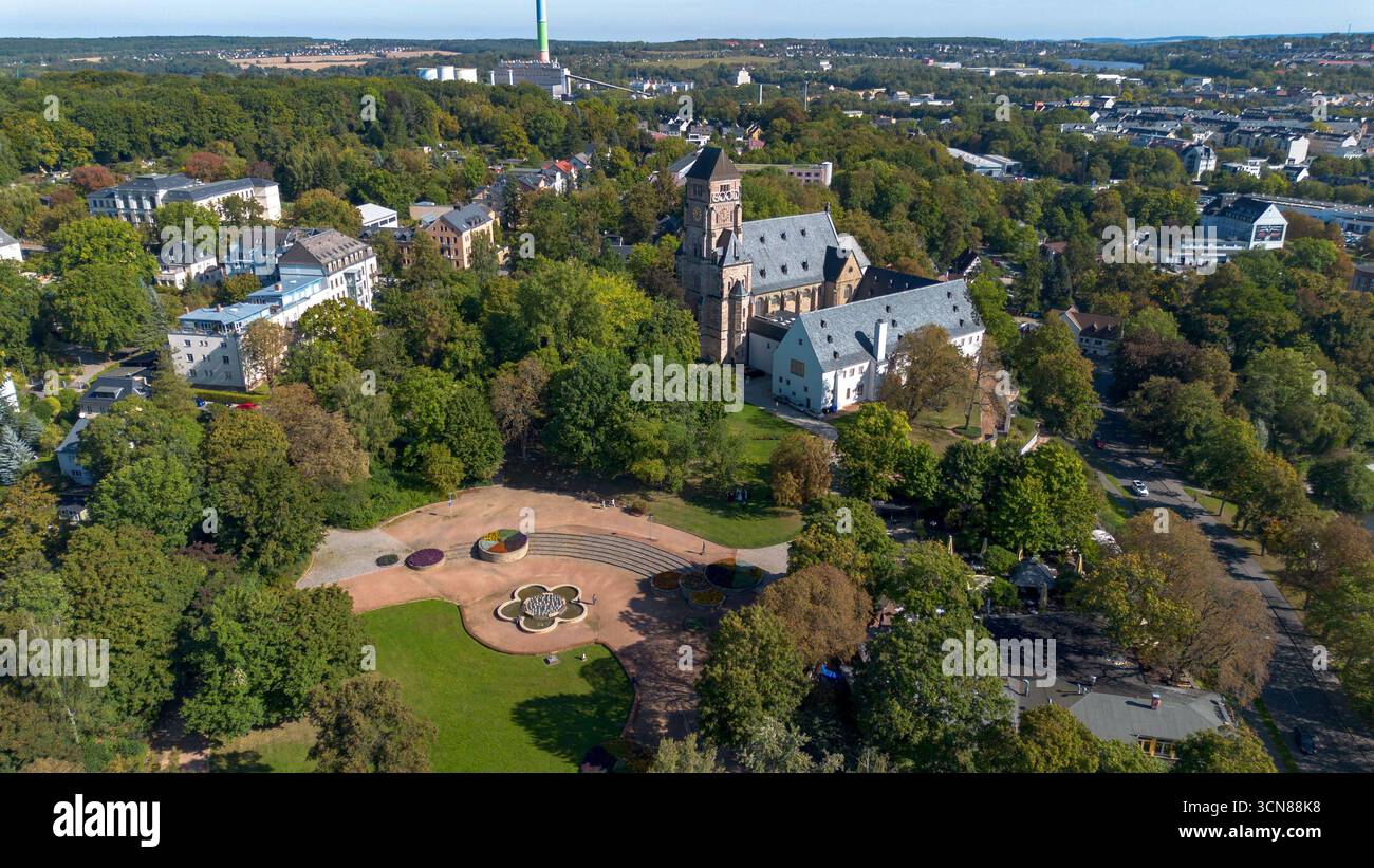 Luftbild Schloßberg 19.09.2025, Chemnitz, Luftbild , Schloßberg mit ...