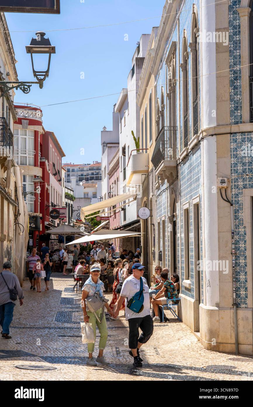 Die Altstadt von Lagos, im Westen der Algarve, Portugal Lagos *** The ...