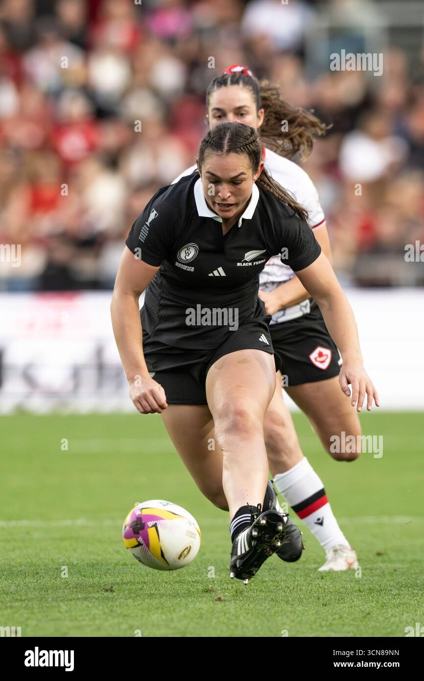 Women’s Rugby World Cup Semi Final Canada vs New Zealand match at ...
