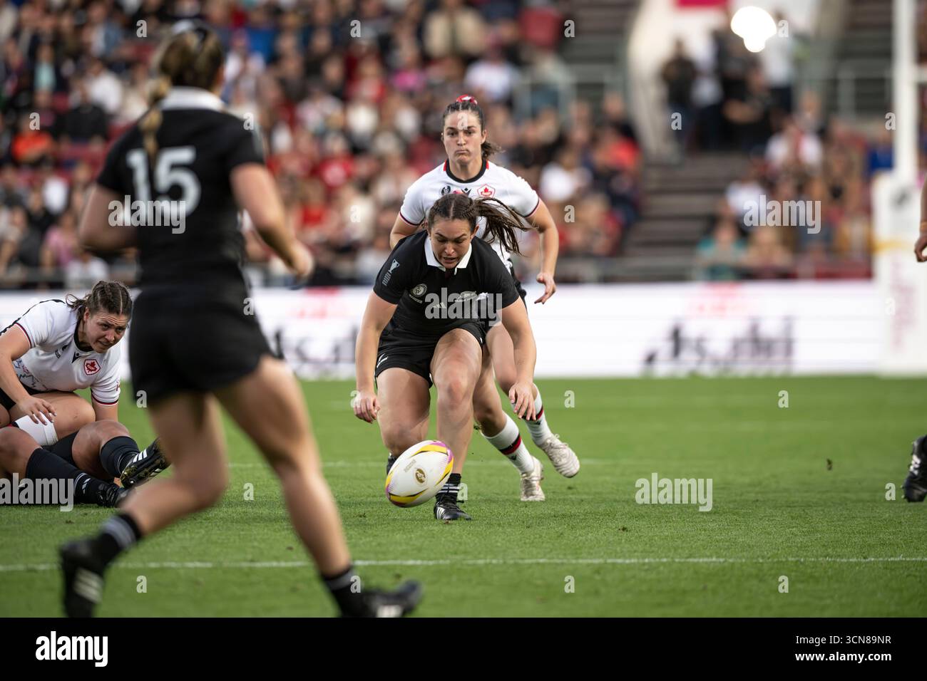 Women’s Rugby World Cup Semi Final Canada vs New Zealand match at ...