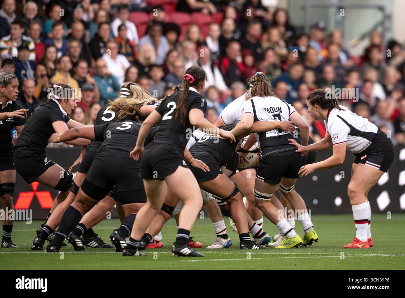 Women’s Rugby World Cup Semi Final Canada vs New Zealand match at ...