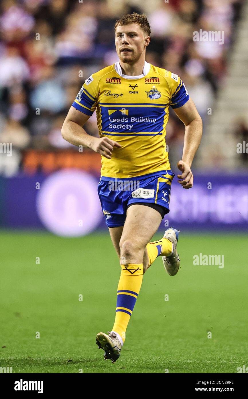 Morgan Gannon of Leeds Rhinos during the Betfred Super League round 27 ...