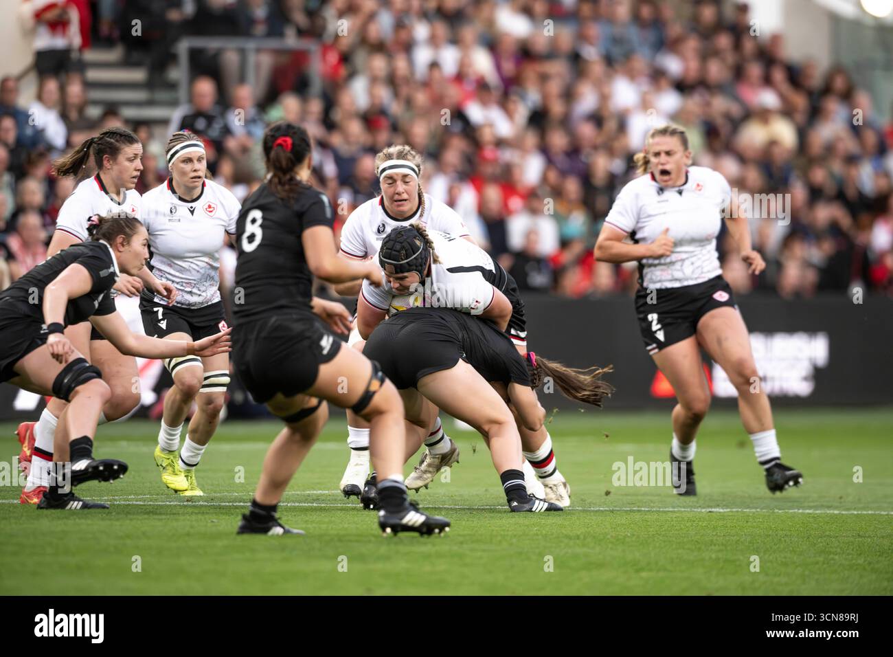 Women’s Rugby World Cup Semi Final Canada vs New Zealand match at ...