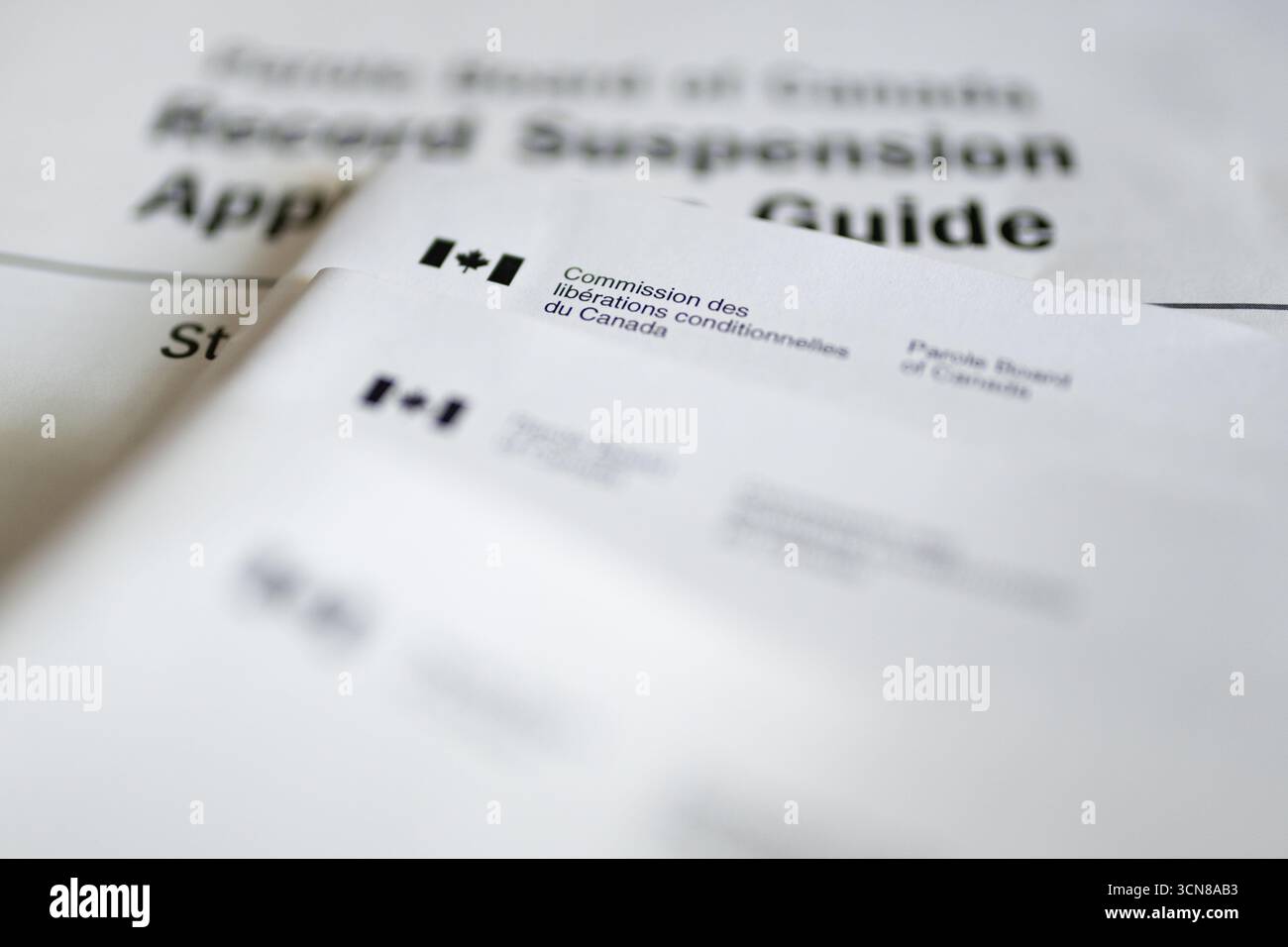 Parole Board of Canada letterhead is seen on a Government of Canada ...