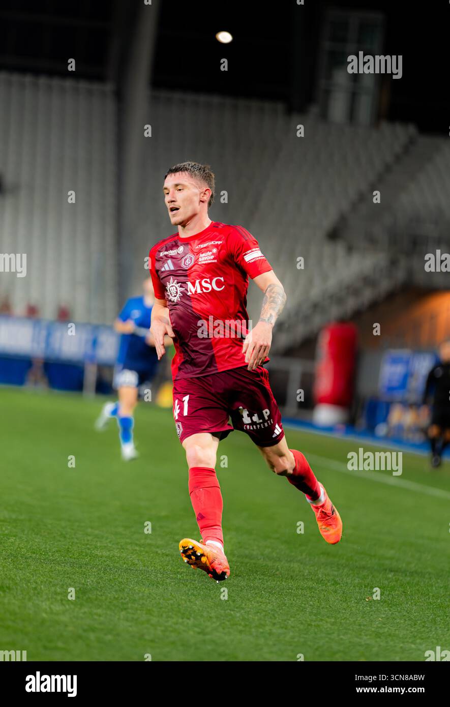 Thibault Delphis (41 Annecy) in action during the French Second ...