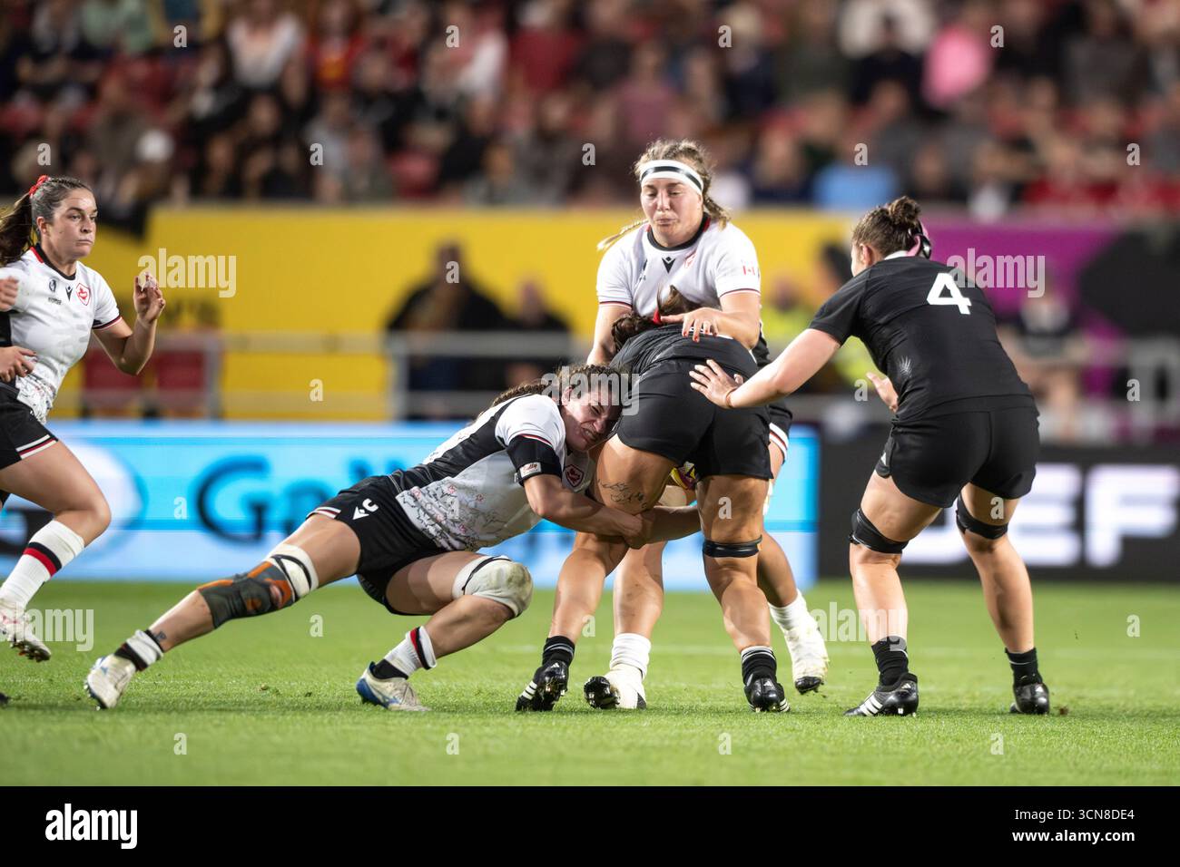 Women’s Rugby World Cup Semi Final Canada vs New Zealand match at ...