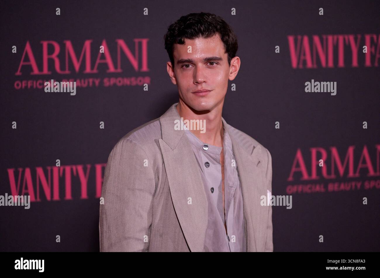 Model Xavier Serrano during the Vanity Fair Gala photocall. SEPTEMBER ...